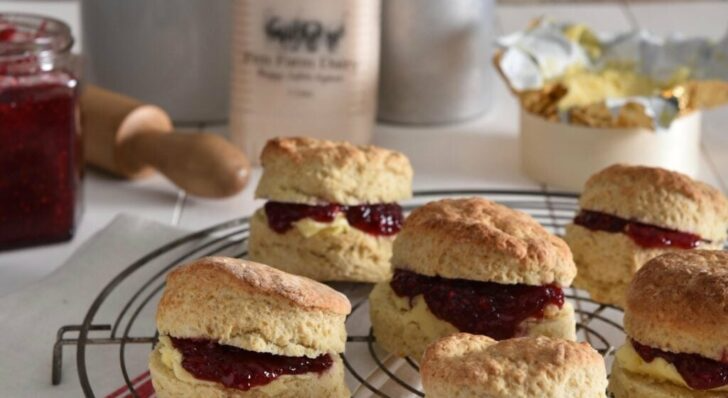 Buttermilk Scones with Fen Farm Dairy Butter & Mascarpone | Linda ...