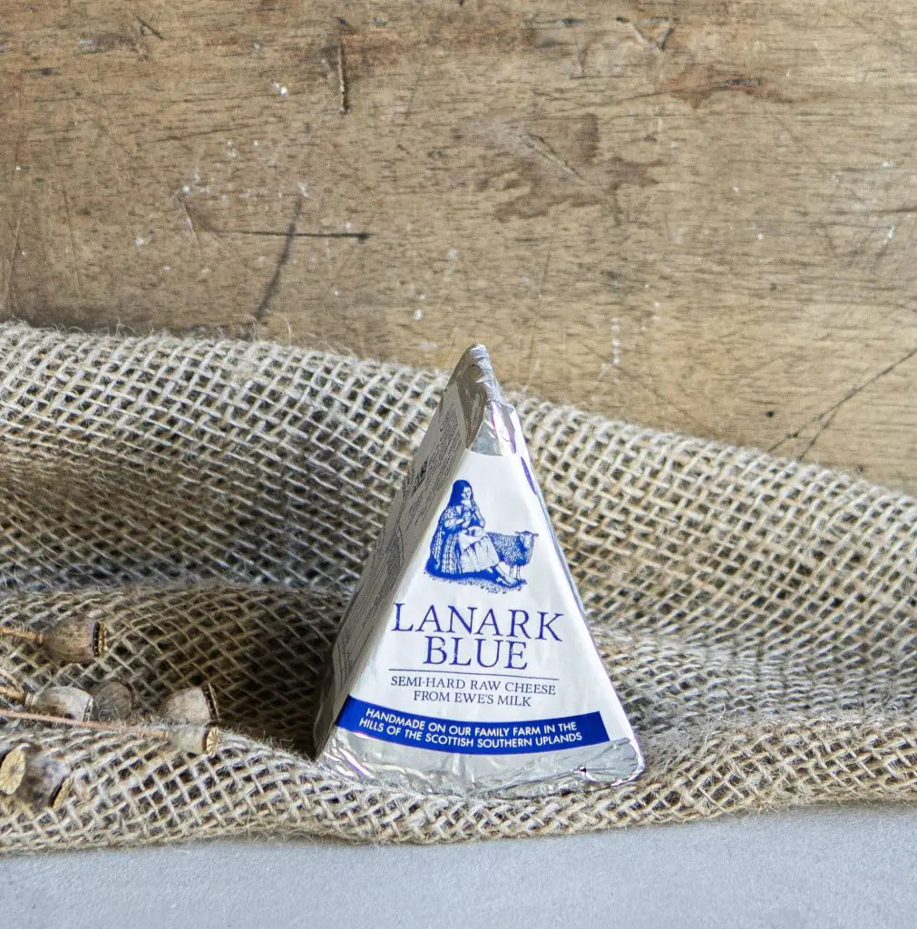 Lanark Blue | Raw Sheep's Milk Blue Cheese | Errington's | Fen Farm Dairy